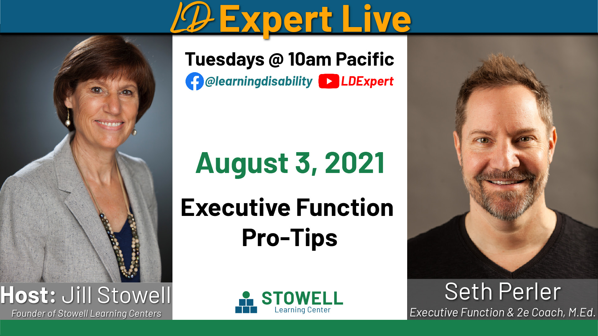Executive Function Pro-Tips - Seth Perler | Stowell Learning Center