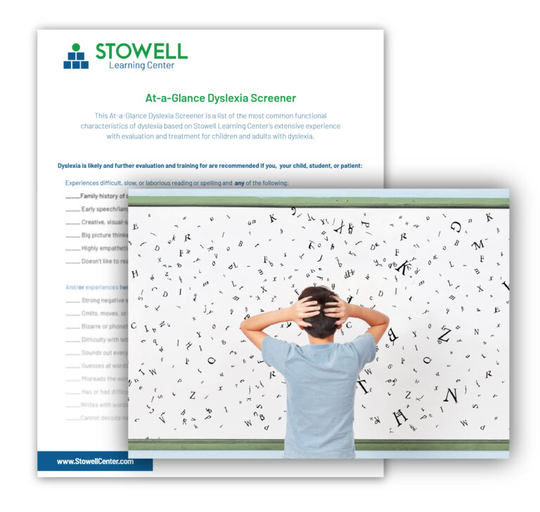 Dyslexia | Stowell Learning Center