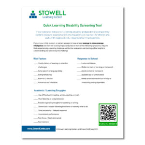 Newsletter - Full Access - Stowell Learning Center