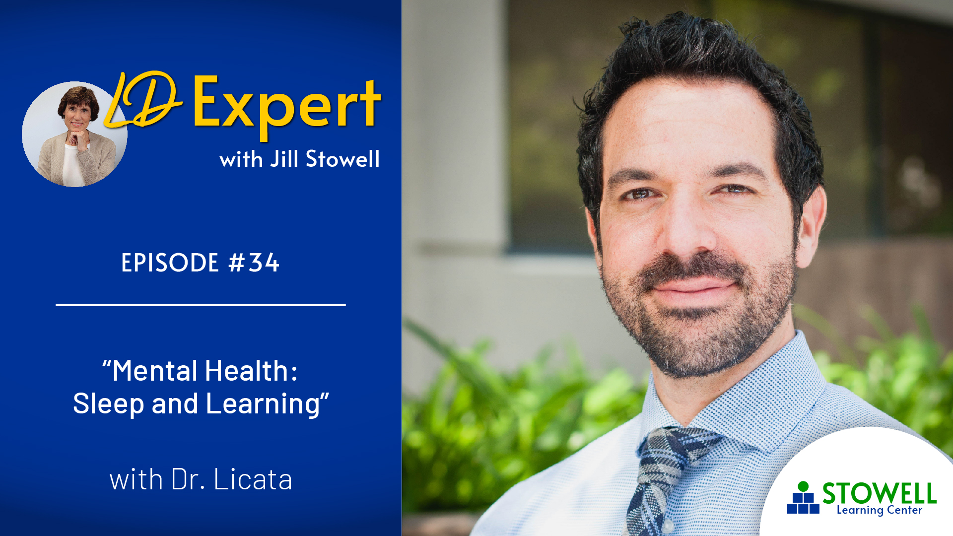 Podcast Episode 34: Mental Health - Sleep and Learning - Dr. Giancarlo ...